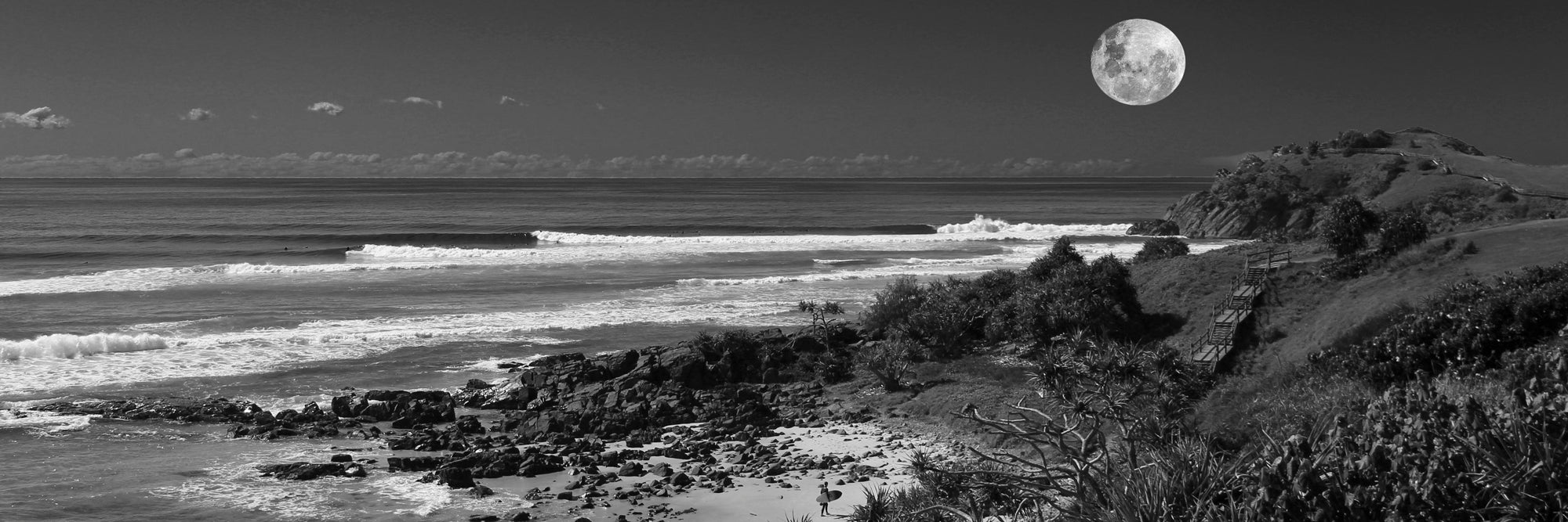 Moon Rise – Coastal Visions Photography